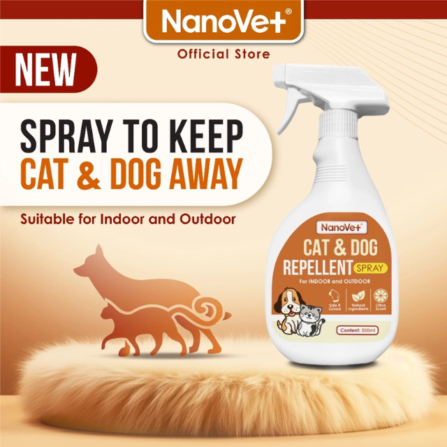 NANOVET Cat and Dog Repellent 500ml - Petsmore
